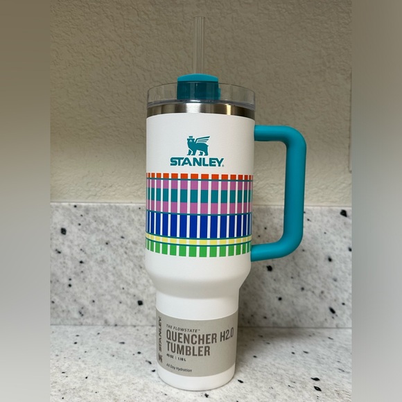 Stanley | Dining | Stanley 4 Oz Tumbler Quencher Flowstate Summer Plaid ...